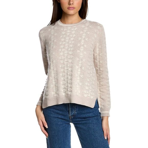 Hannah Rose | Sweaters | Hannah Rose Snowflake Intarsia Angorablend ...